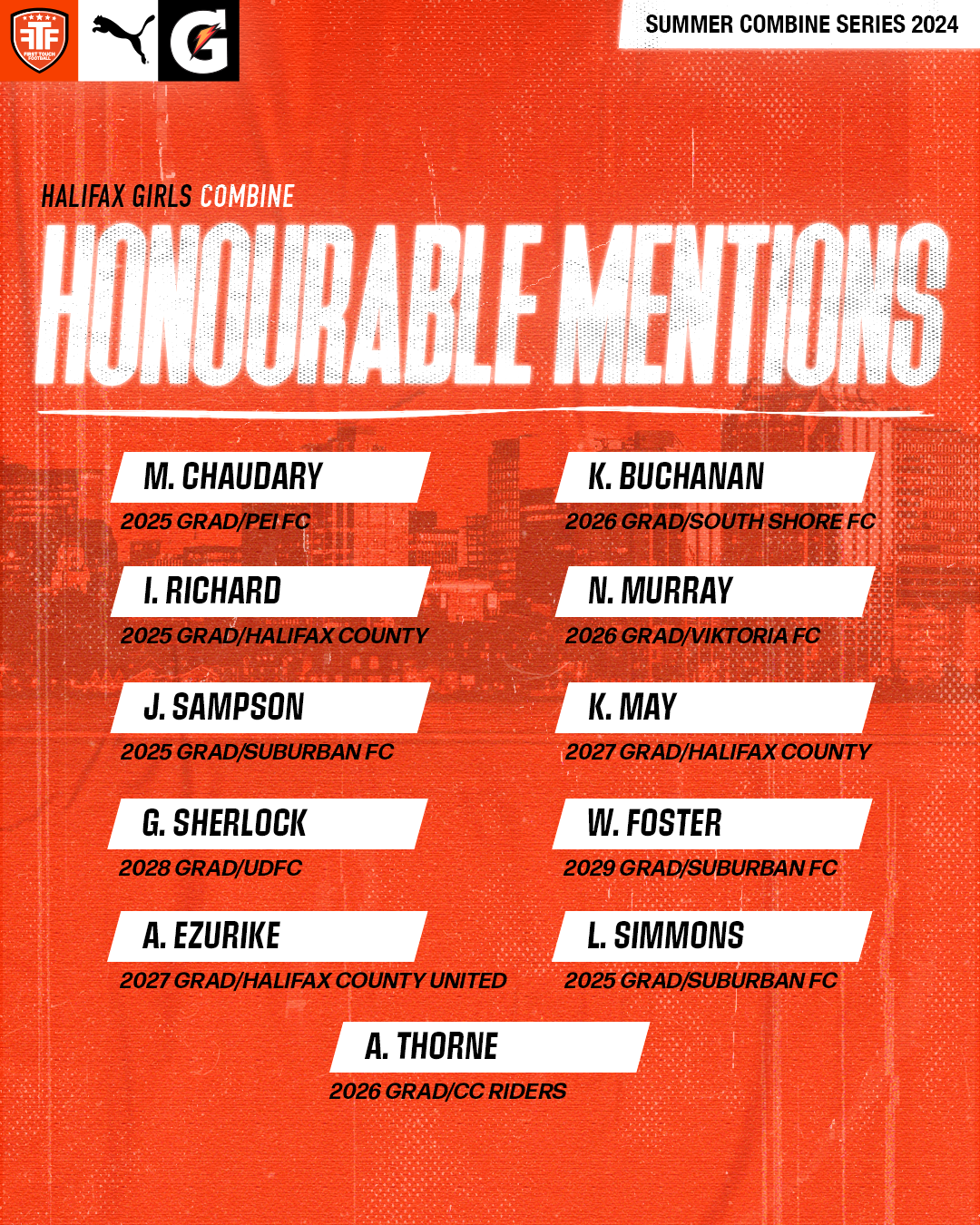 The Playbook | Halifax Girls Summer Series 2024 - First Touch Football ...